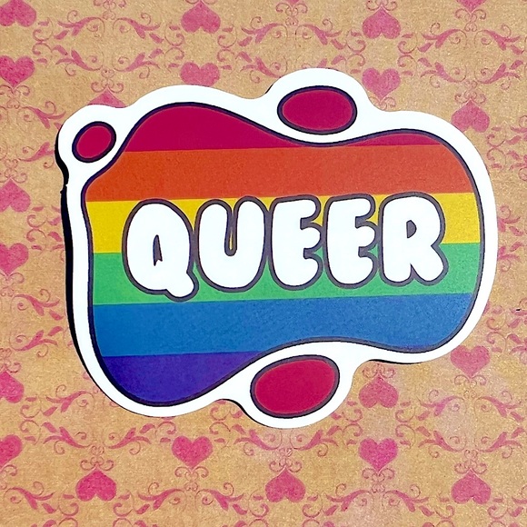 Hand Crafted | Design | Queer Pride Month Lgbtqia Rainbow Vibrant ...
